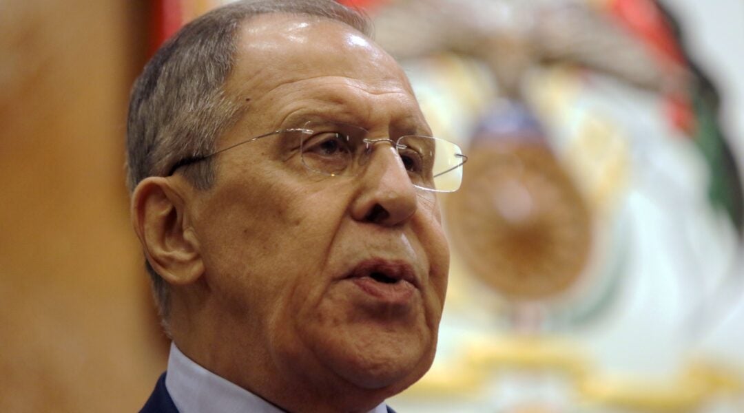 Russias Foreign Minister Says Wests Opposition To Russias War Is